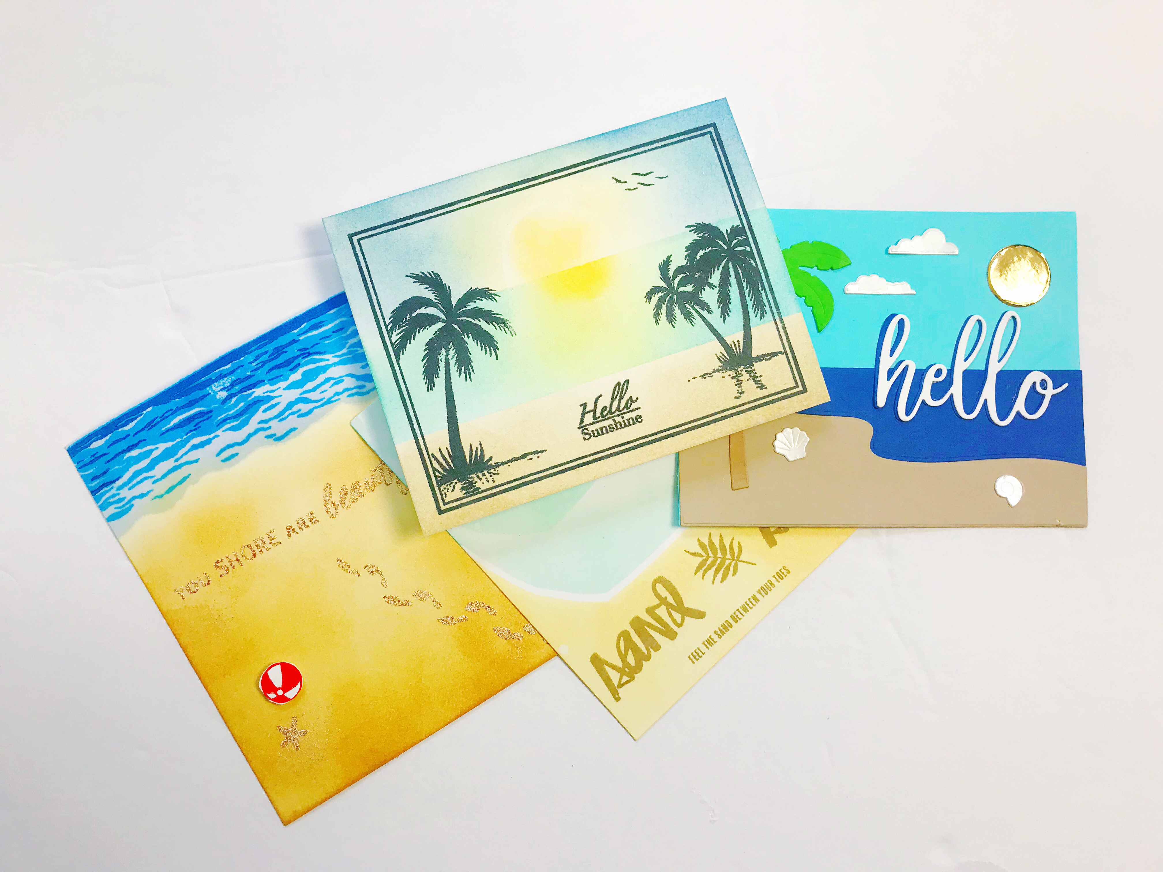 4 Summer Beach Cards to Make