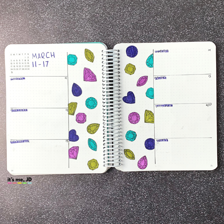 March Bullet Journal Setup | Plan With Me Layout | Planner Spread