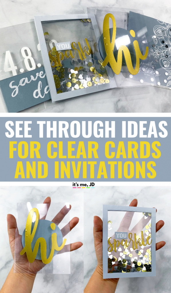 DIY See Through Ideas For Clear Cards And Invitations