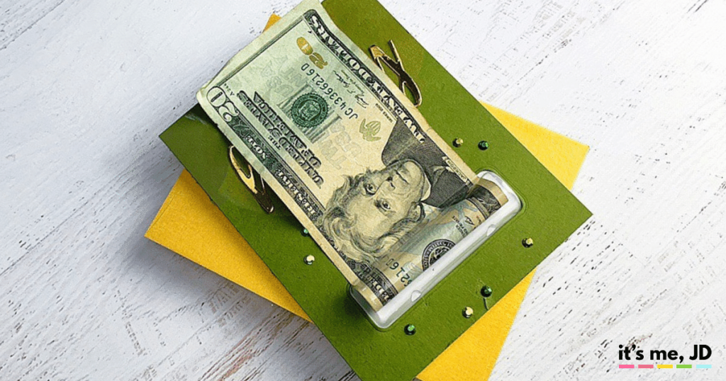 DIY Money Holder Greeting Cards Creative Ways To Include Cash Gifts