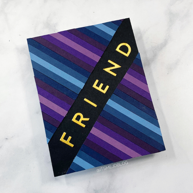 DIY Scrap Paper Cards | Paper Strip Card Designs - It's Me, JD