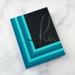 DIY Scrap Paper Cards | Paper Strip Card Designs - It's Me, JD